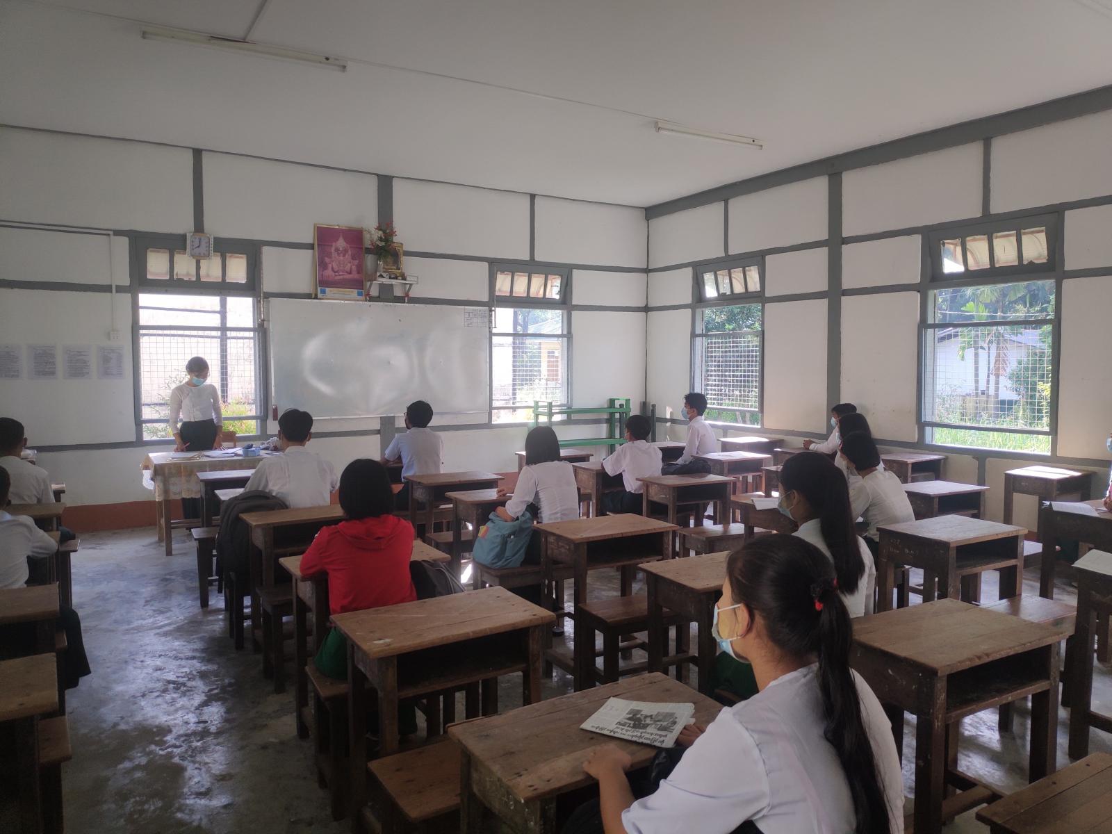 ဝါးခယ်မမြို့နယ်အတွင်း ၂၀၂၁ ၂၀၂၂ ပညာသင်နှစ် အခြေခံပညာကျောင်းများ ဖွင့်လ