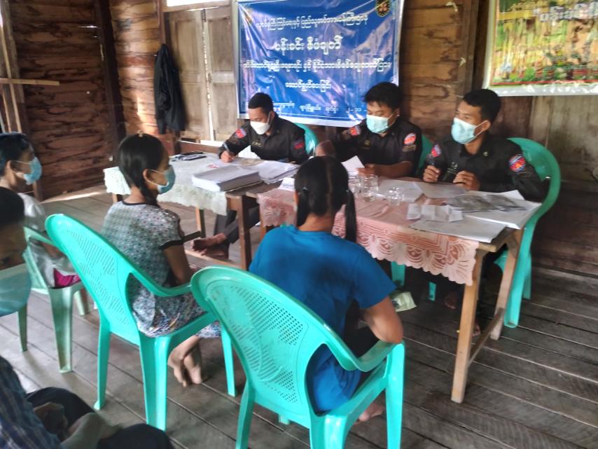ဖျာပုံမြို့နယ် ကိုးအိမ်တန်းကျေးရွာအုပ်စုတွင် ပန်းခင်းစီမံချက်ဖြင့် နိုင