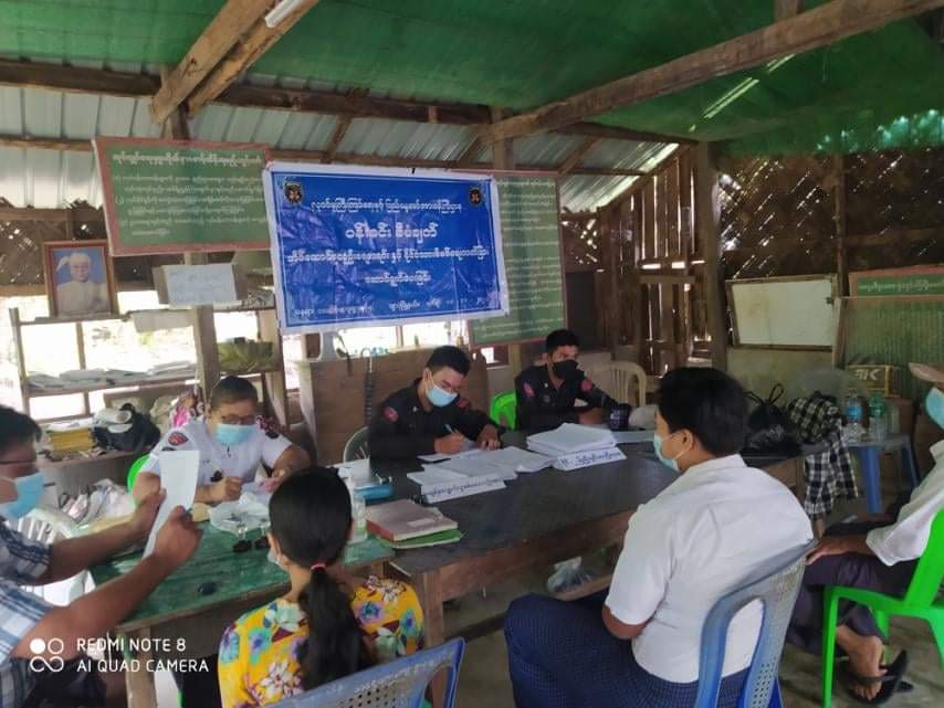 ဖျာပုံမြို့နယ်၊ အမာမြို့ ဘဝသစ်ကျေးရွာအုပ်စုတွင် ပန်းခင်းစီမံချက်ဖြင့