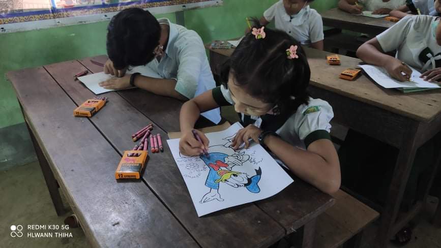 အ မ က မြို့မ ၁ ကျောင်းတွင် ၁၀၁ နှစ်မြောက်အမျိုးသားအောင်ပွဲနေ့ အထိမ