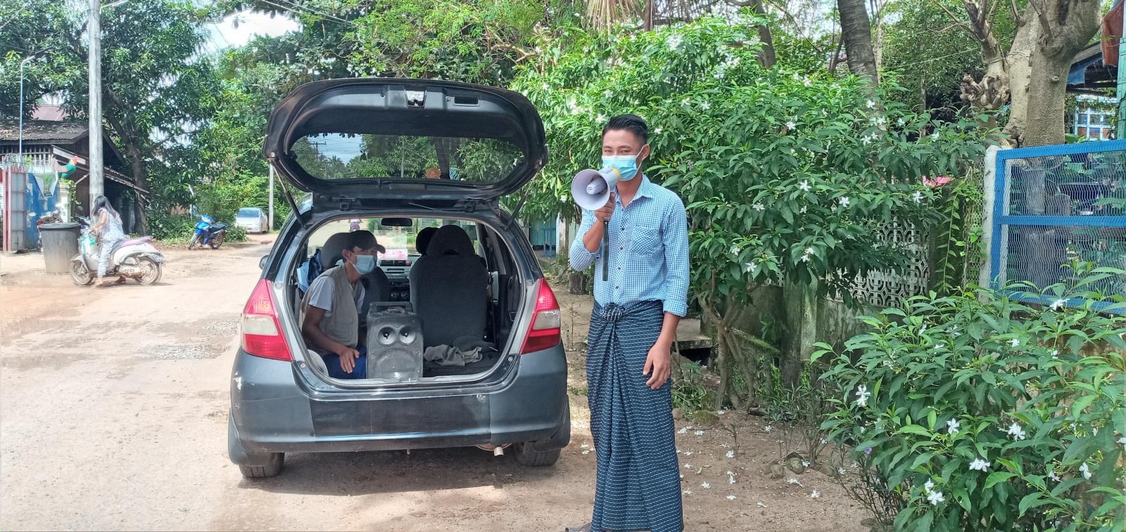 ကော့ကရိတ်မြို့နယ်တွင်ကိုဗစ် ၁၉ ရောဂါကာကွယ်ထိန်းချုပ်နိုင် ရေးအသိပညာ