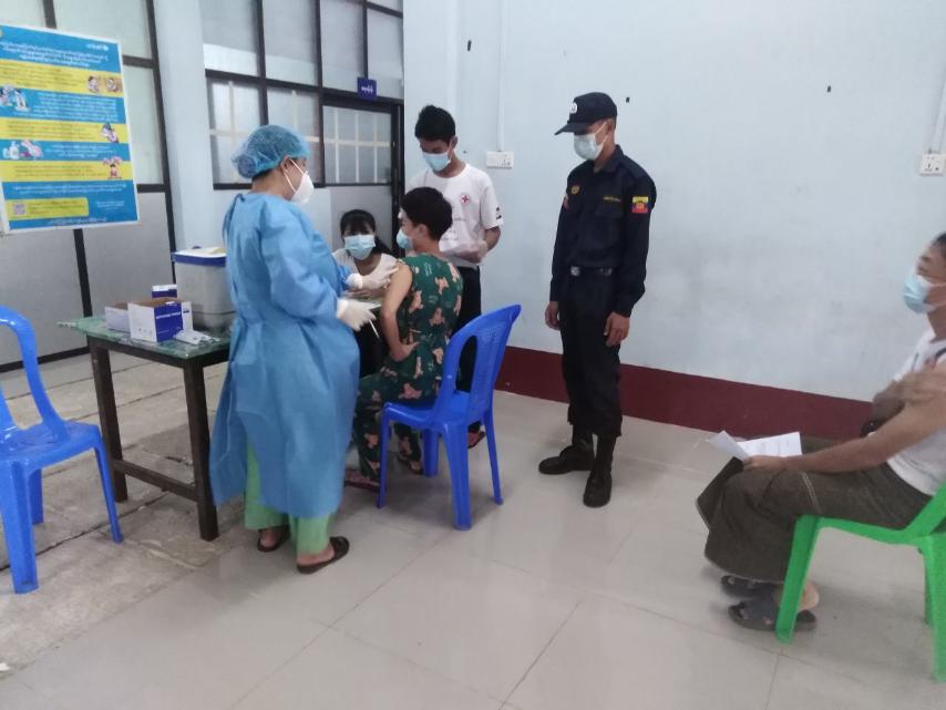 လှိုင်းဘွဲမြို့နယ် ရွှေဂွန်းကျေးရွာ တိုက်နယ်ဆေးရုံတွင် ကိုဗစ် ၁၉ ရောဂ