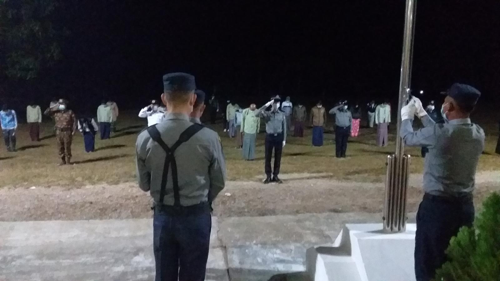 မယ်စဲ့မြို့နယ်၌ ၇၄ နှစ်မြောက် လွတ်လပ်ရေးနေ့ အလံတင်အခမ်းအနားနှင့် နိုင