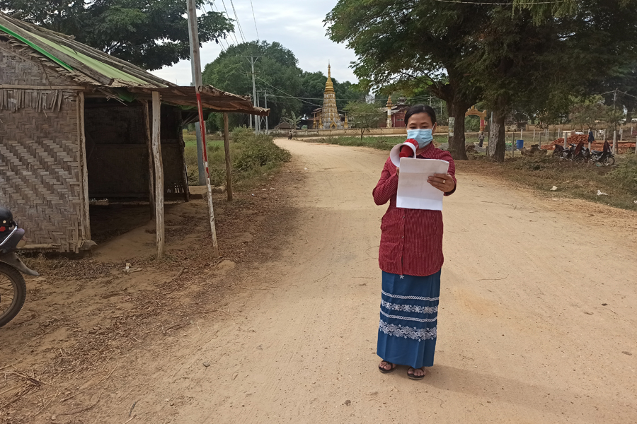 ပျော်ဘွယ်မြို့နယ်တွင် ကိုဗစ် ၁၉ ဗီဇပြောင်း အိုမီခရွန်ရောဂါပိုး သတိပြုကာကွယ်ရေး အသိပေးနှိုးဆော