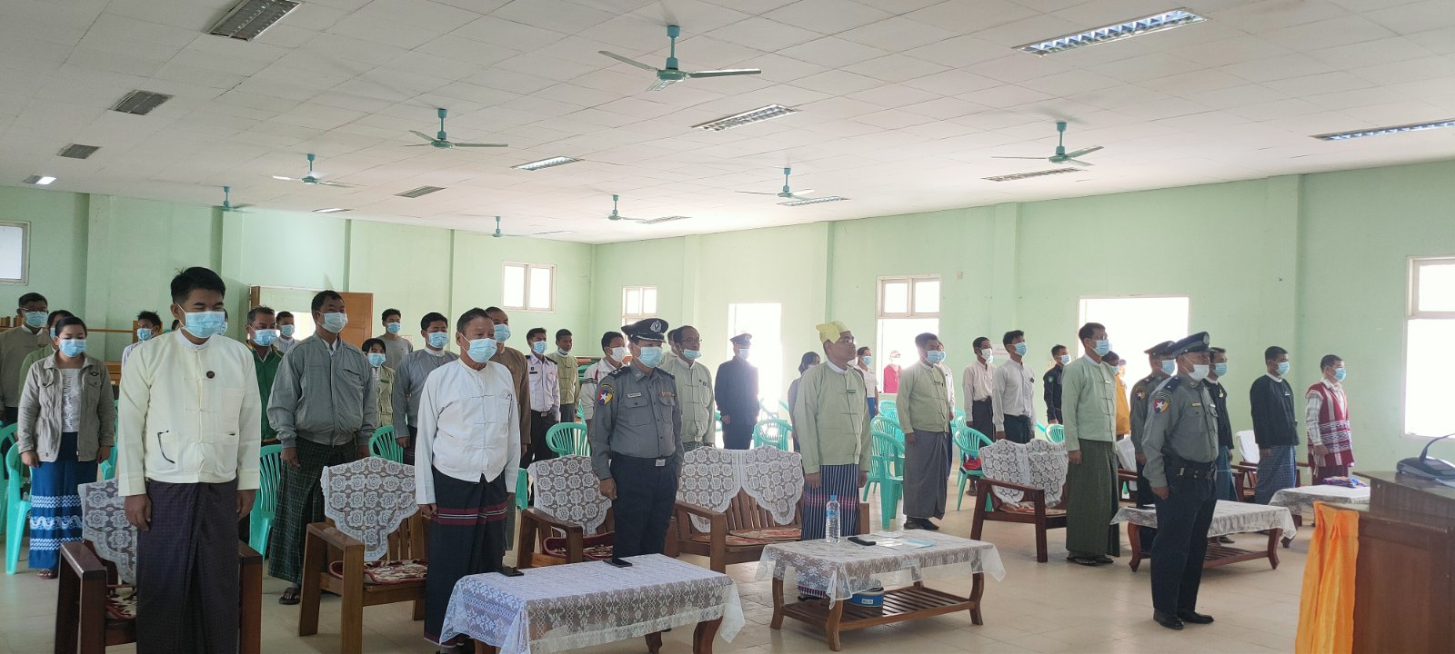 ဖာပွန်မြို့နယ်တွင် ၇၄ နှစ်မြောက် လွတ်လပ်ရေးနေ့ သ၀ဏ်လွှာဖတ်ကြားခြင