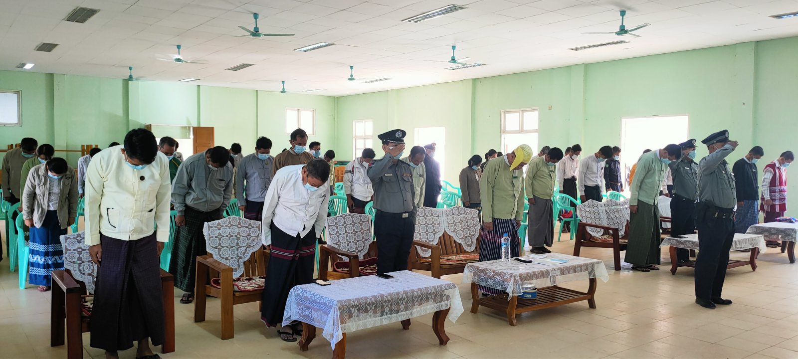 ဖာပွန်မြို့နယ်တွင် ၇၄ နှစ်မြောက် လွတ်လပ်ရေးနေ့ သ၀ဏ်လွှာဖတ်ကြားခြင