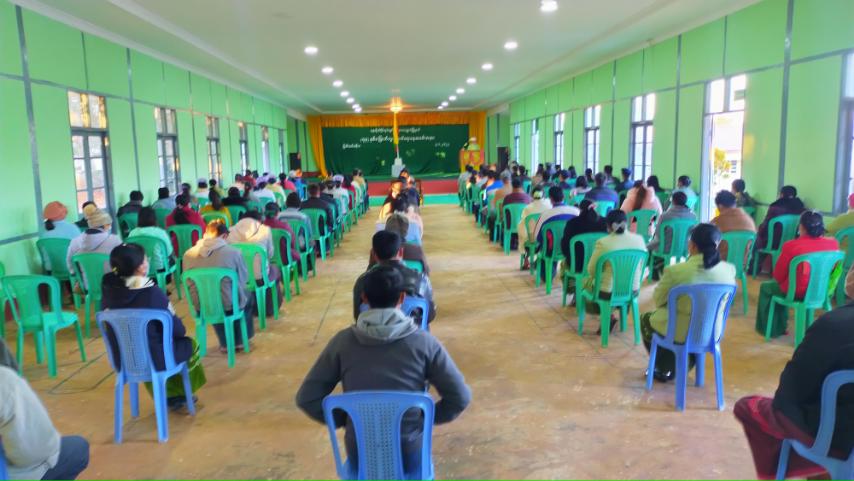 ရွာငံမြို့နယ်၌ ၇၄ နှစ်မြောက် လွတ်လပ်ရေးနေ့ သဝဏ်လွှာဖတ်ပွဲ အခမ်းအနား က