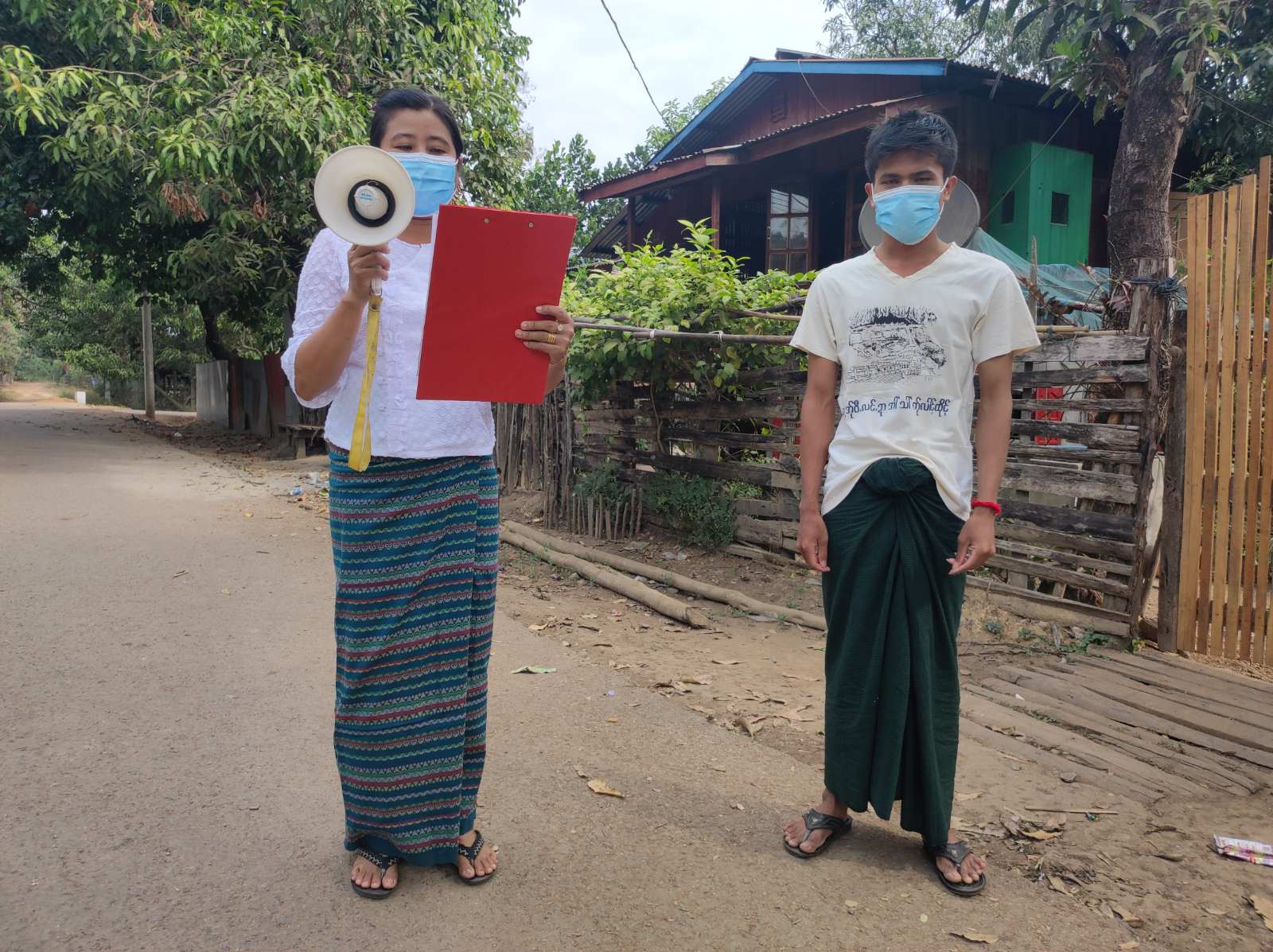 ကမမောင်းမြို့တွင် ကိုဗစ် ၁၉ ဗီဇပြောင်းမျိုးကွဲအိုမီခရွန်ရောဂါပိုးကြိုတင်ကာကွယ်ရေး အသိပညာပေးန