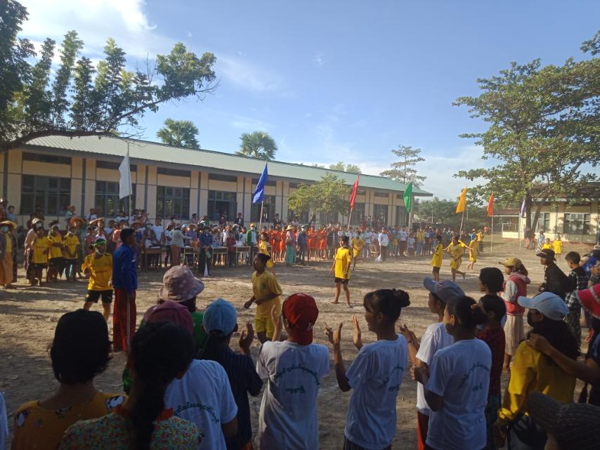 လပွတ္တာမြို့၌ ၇၄ နှစ်မြောက် လွတ်လပ်ရေးနေ့ အကြို ကျောင်းပေါင်းစုံ