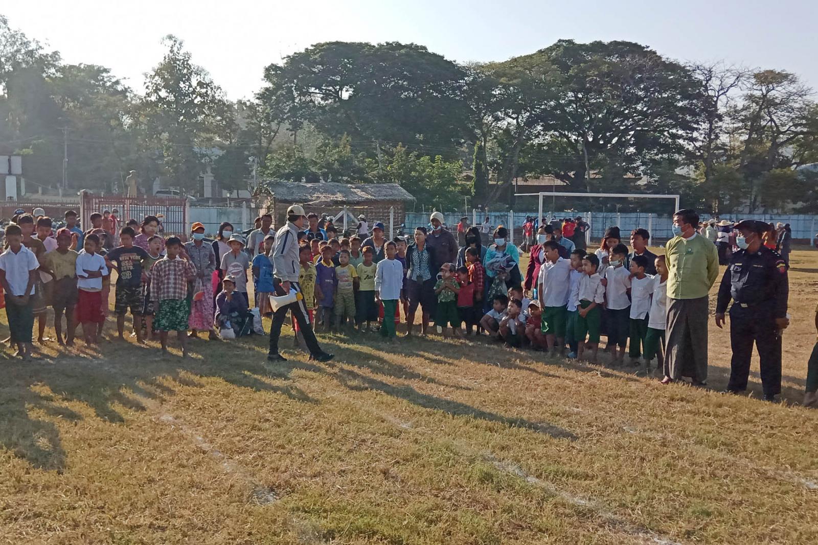 ကံမမြို့နယ်တွင် ၇၄ နှစ်မြောက် လွတ်လပ်ရေးနေ့အထိမ်းအမှတ် အားကစားပြိုင်ပ