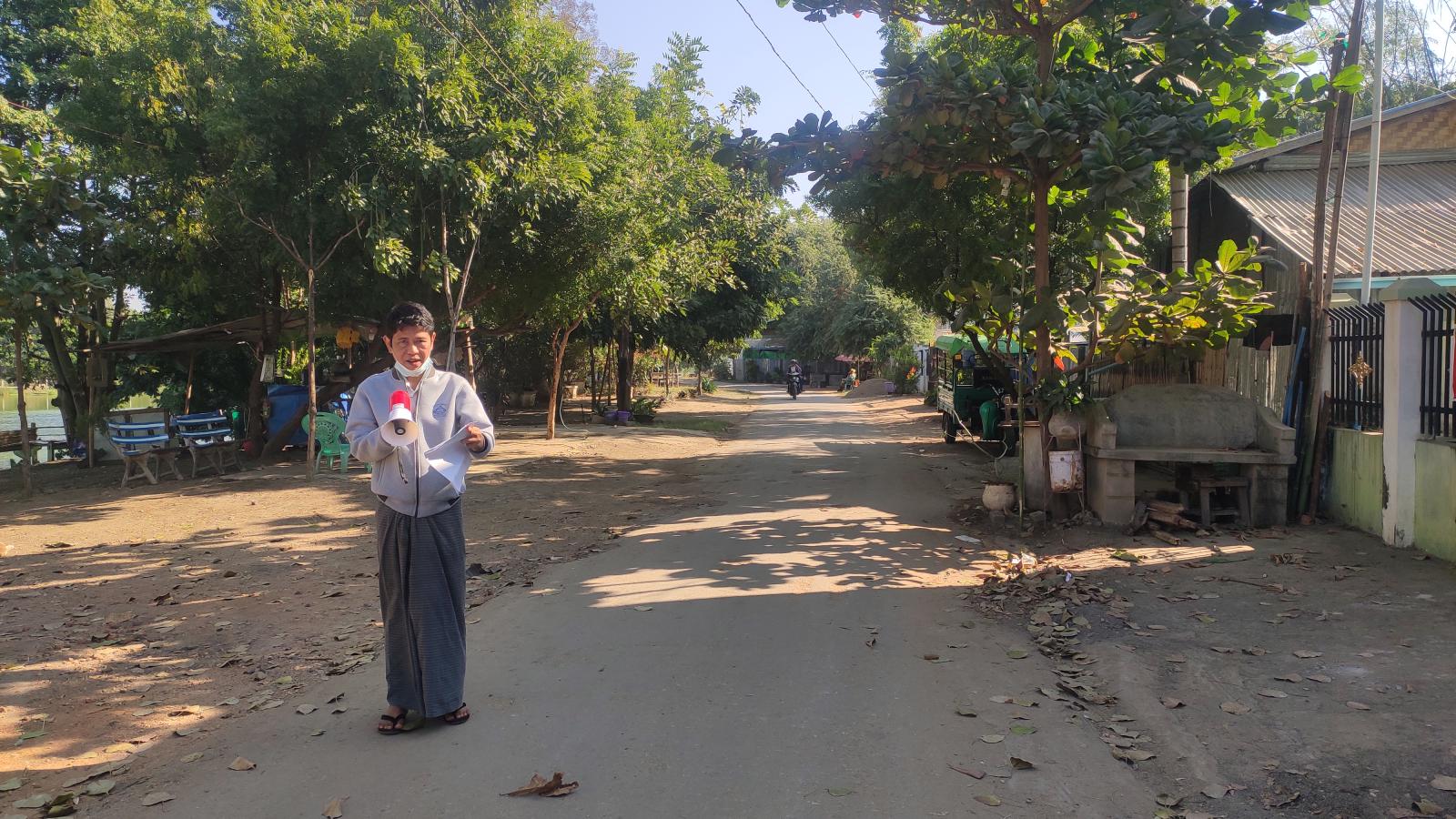 ကိုဗစ် ၁၉ ရောဂါ ဗီဇပြောင်းမျိုးစိတ်သစ်အိုမီခရွန်သတိပြုကာကွယ်ရေး ပြည်သူများလိုက်နာဆောင်ရွက်ရန် လ 
