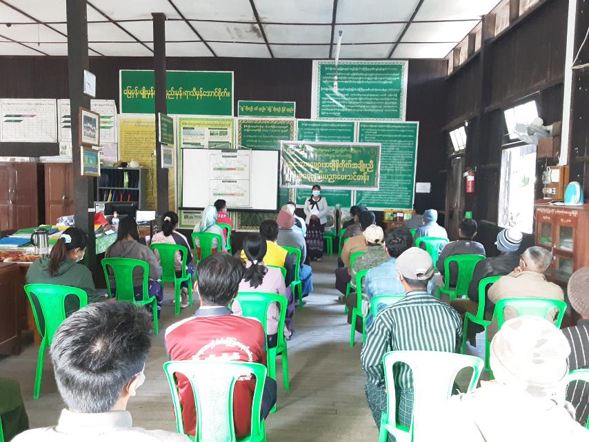 ဝက်လက်မြို့၌ ဓာတ်မြေသြဇာ အကျိုးရှိစွာ အသုံးစွဲနည်း အသိပညာပေး သင်တန်းဖ