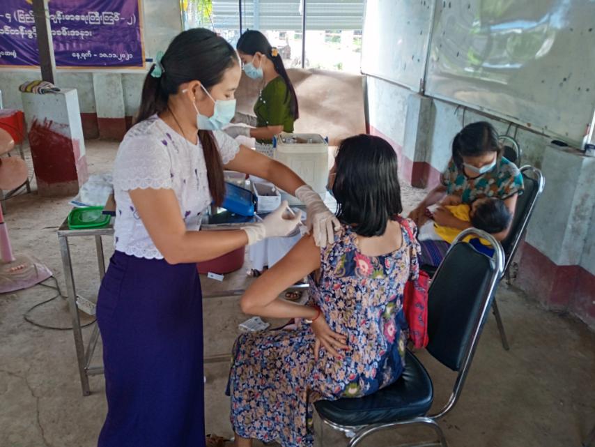 လှိုင်းဘွဲမြို့နယ်တွင် ကိုယ်ဝန်ဆောင်မိခင်များနှင့်မွေးကင်းစမှအသက် ၁ နှစ