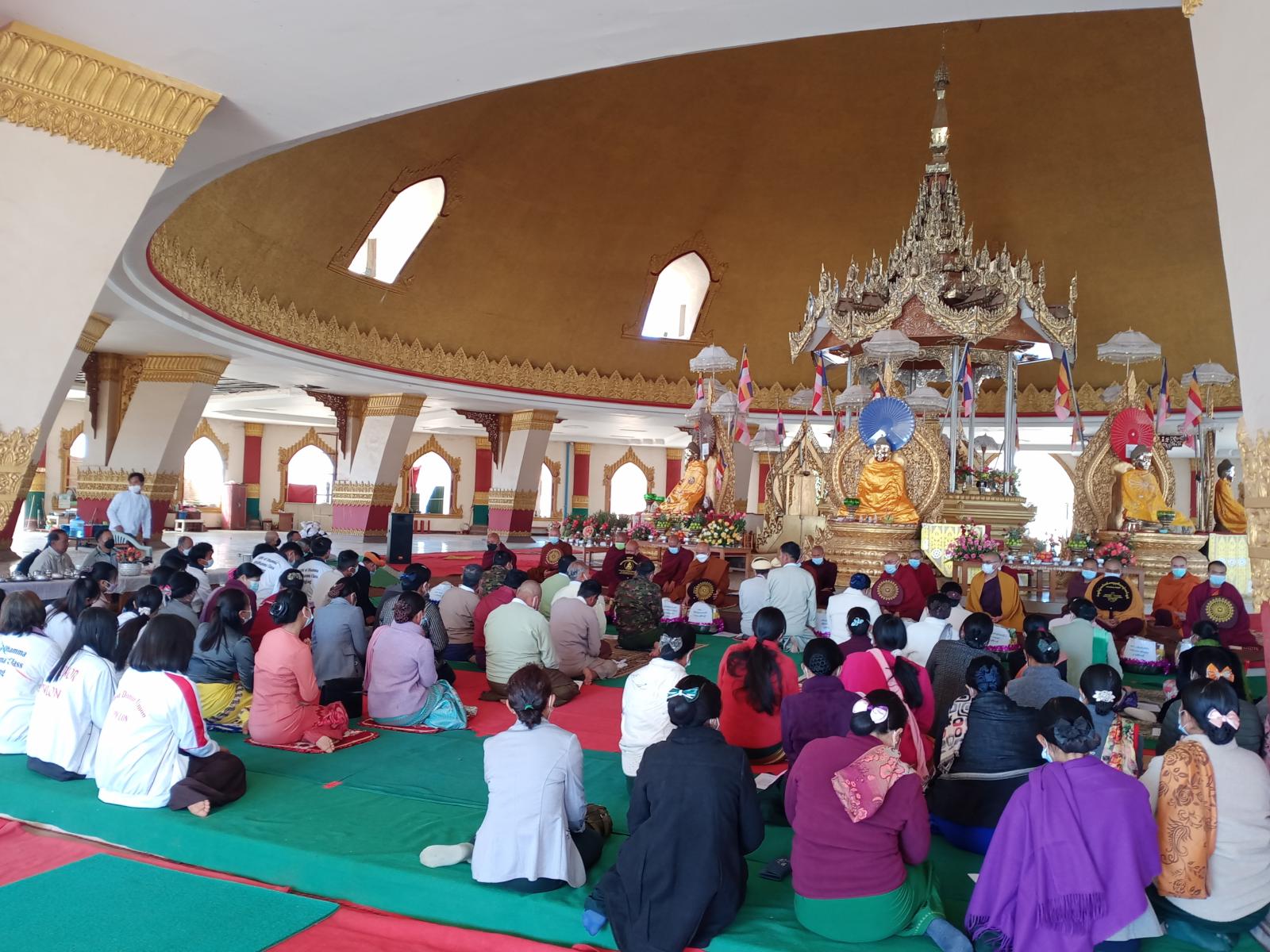 ပင်လုံမြို့တွင် မဟာရဌာဘိသာမဂ္ဂီစေတီတော်၏ ၁၆ ကြိမ်မြောက် ဗုဒ္ဓပူဇနိယပွဲတော် အခမ်းအနား ကျင်းပ