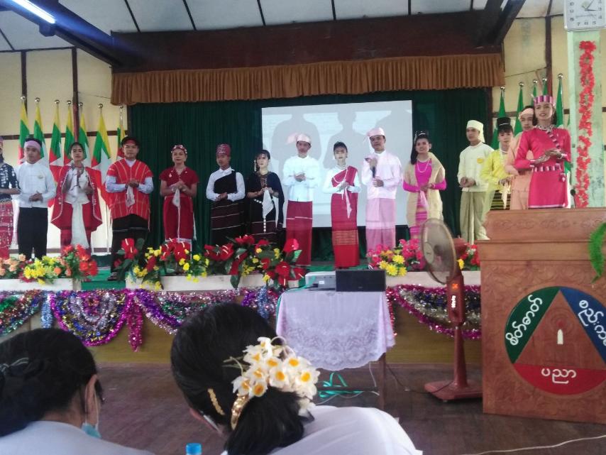 ပုလောမြို့ အမှတ် ၁ အခြေခံပညာ အထက်တန်းကျောင်း၌ ၇၅ နှစ်မြောက်စိန်ရတု ပ