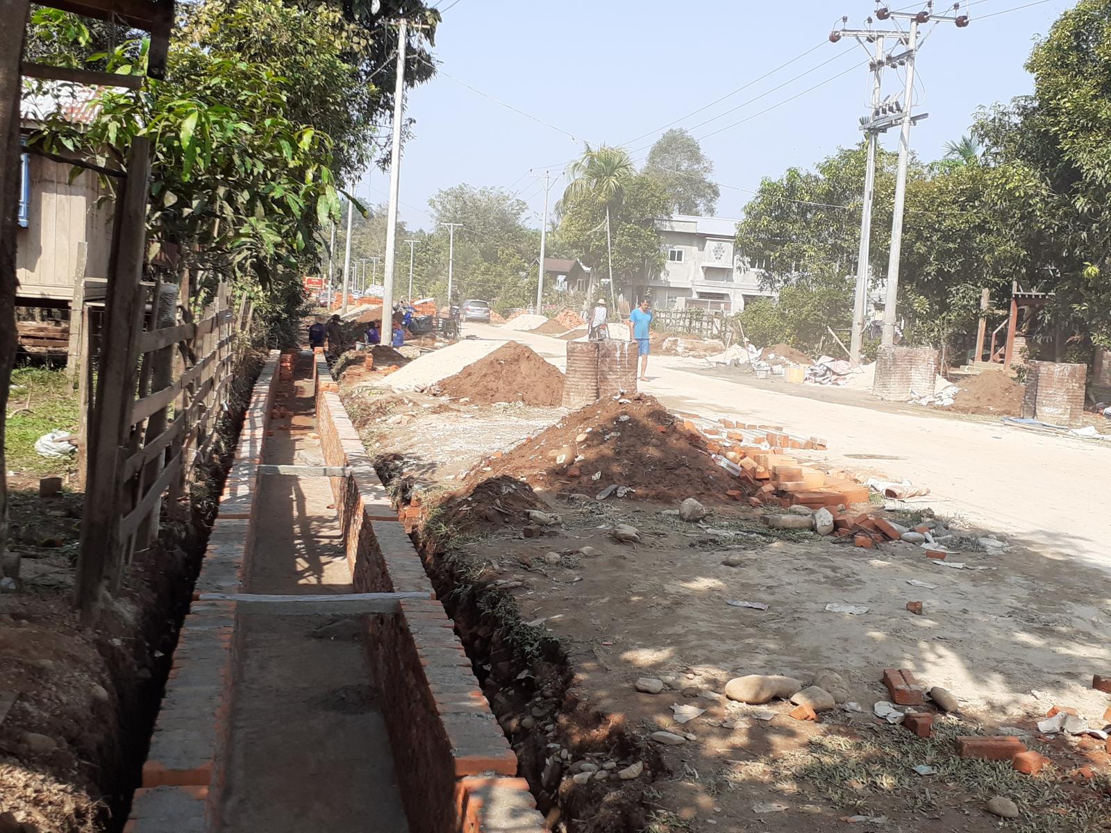 ကျိုက်ဒုံမြို့၌ မိုးရာသီကာလတွင် ရေစီးရေလာကောင်းမွန်စေရေးအတွက်အမှတ် ၁