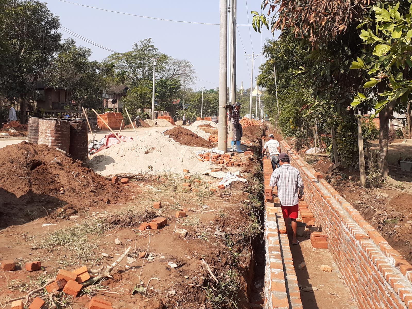 ကျိုက်ဒုံမြို့၌ မိုးရာသီကာလတွင် ရေစီးရေလာကောင်းမွန်စေရေးအတွက်အမှတ် ၁