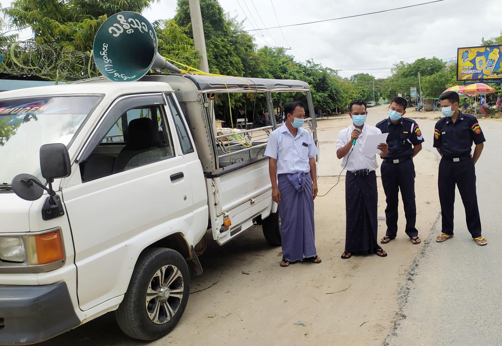 နွားထိုးကြီးမြို့နယ်၌ ကိုဗစ် ၁၉ မျိုးကွဲသစ် အိုမီခရွန် ကြိုတင်ကာကွယ