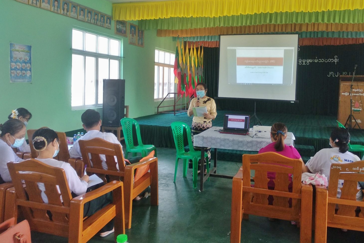 ကျောင်းကျန်းမာရေး အဆင်မြှင့်တင်ခြင်း အလုပ်ရုံဆွေးနွေးပွဲ သထုံတွင်ပြုလုပ