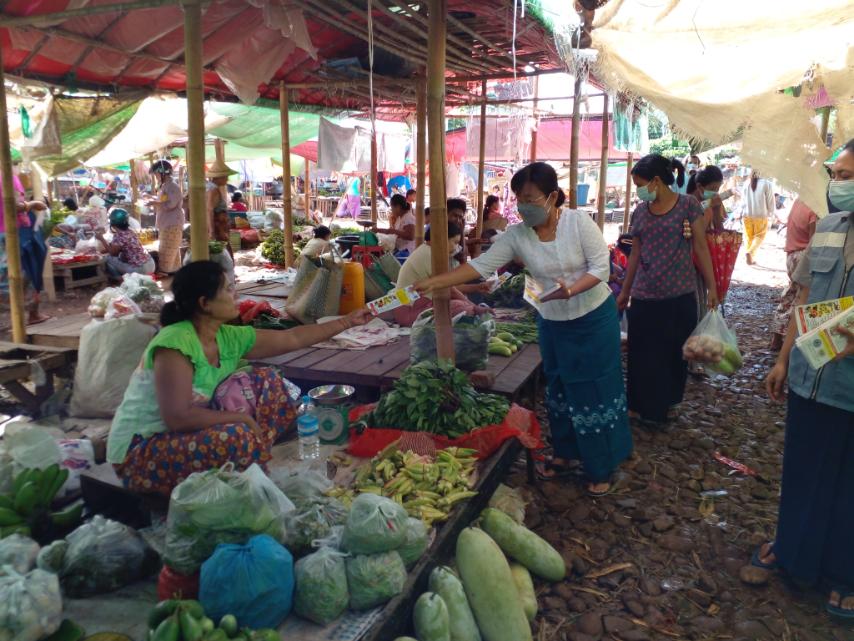 သံဖြူဇရပ်မြို့နယ်တွင် မုန်တိုင်းအန္တရာယ် အသိပညာပေးနှိုးဆော်ခြင်းနှင့