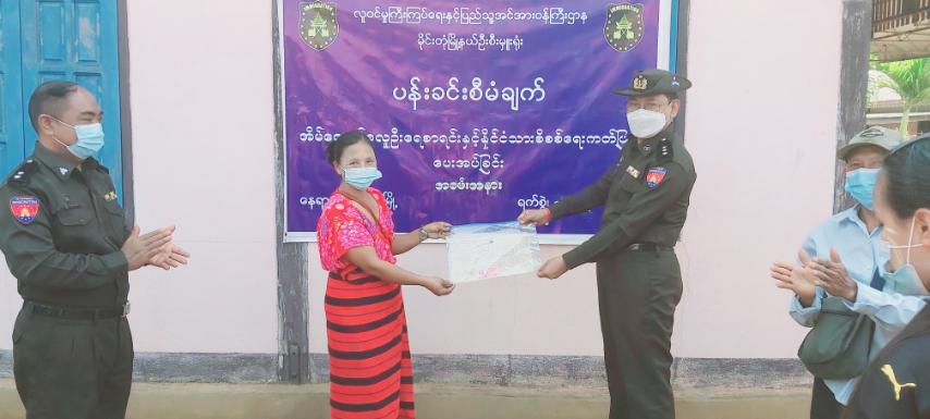 ပုံပါကျင်မြို့၊ နားကောင်းမူး ဘဝသစ်ကျေးရွာ ၌ ပန်းခင်းစီမံချက်ဖြင့် အိမ