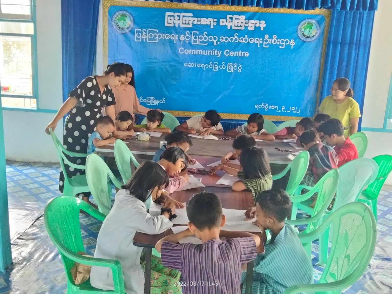 မဟာအောင်မြေမြို့နယ်ရုံး လူထုအခြေပြုဗဟိုဌာနတွင် ၇၇ နှစ်မြောက် တပ်မတော