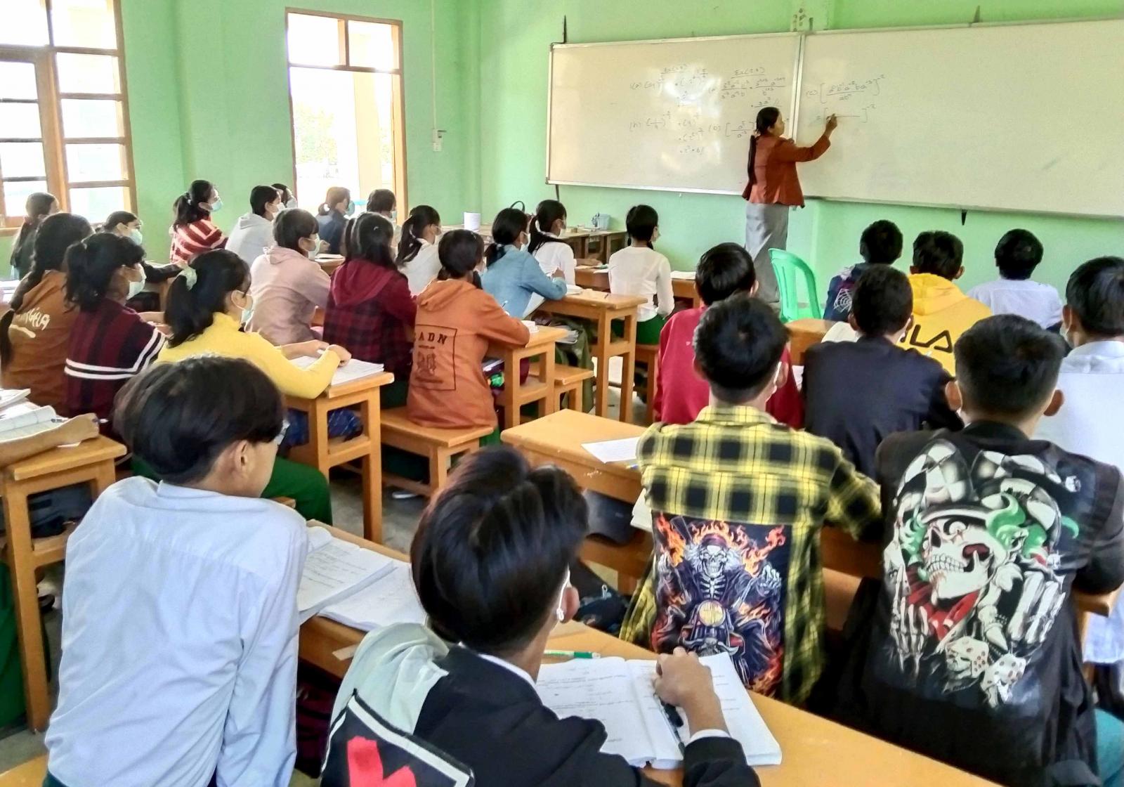 မိုးညှင်းမြို့နယ်တွင် တက္ကသိုလ်ဝင်ခွင့်စာမေးပွဲ ကျောင်းသားကျောင်းသူ ဦးရေ ၁၉၂၀ ဦး ဖြေဆိုမည