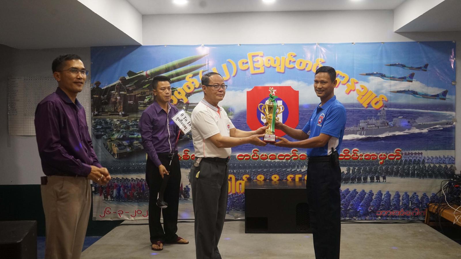 ၇၇ နှစ်မြောက်တပ်မတော်နေ့အထိမ်းအမှတ်ဂေါက်သီးရိုက်ပြိုင်ပွဲကျင်းပ Information And Public