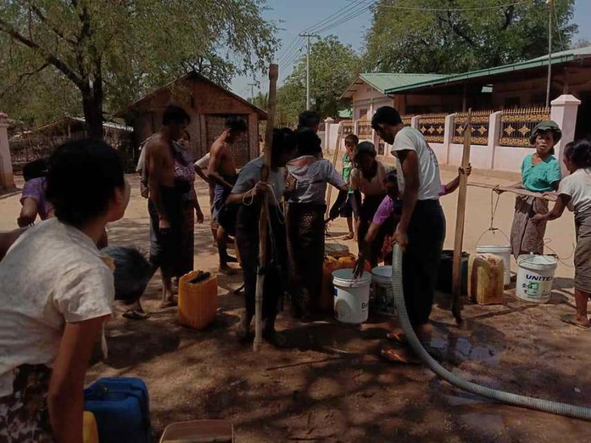 ဝေမျှခြင်းပရဟိတမိသားစုမှ ညောင်ဦးမြို့နယ် ပနီတွင်းကျေးရွာသို့ သောက
