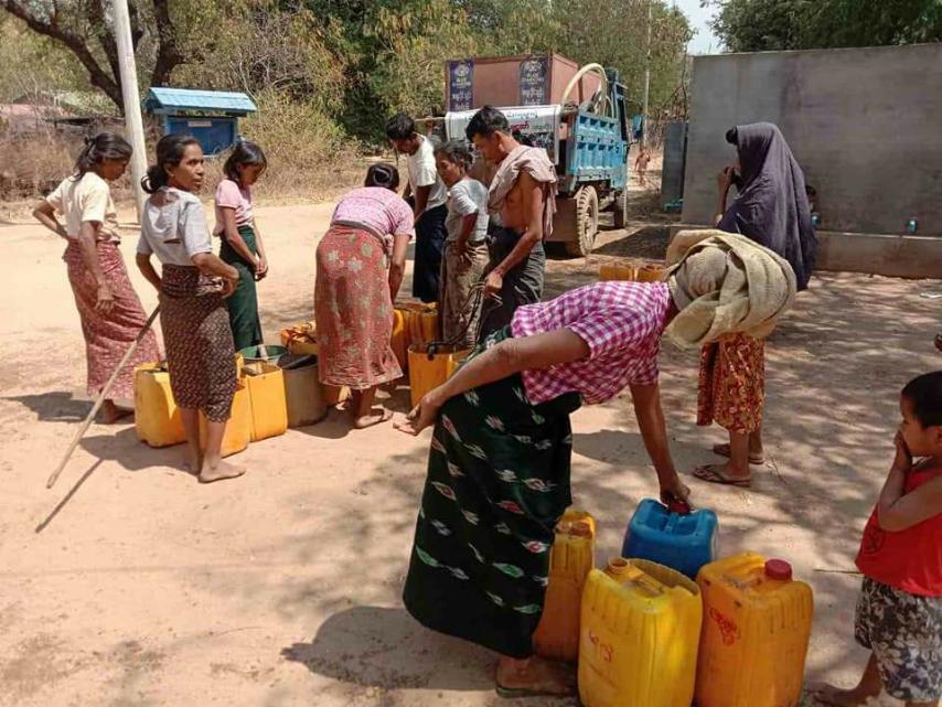 ဝေမျှခြင်းပရဟိတမိသားစုမှ ညောင်ဦးမြို့နယ် ပနီတွင်းကျေးရွာသို့ သောက