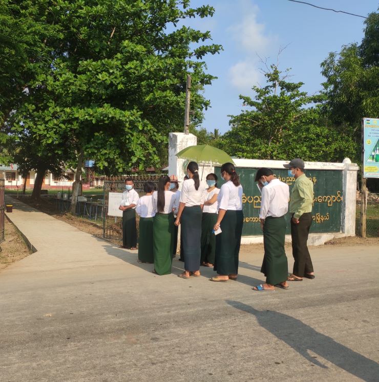 ငရုတ်ကောင်းမြို့တွင် ၂၀၂၁ ၂၀၂၂ ပညာသင်နှစ်တက္ကသိုလ်ဝင်စာမေးပွဲ သမိုင