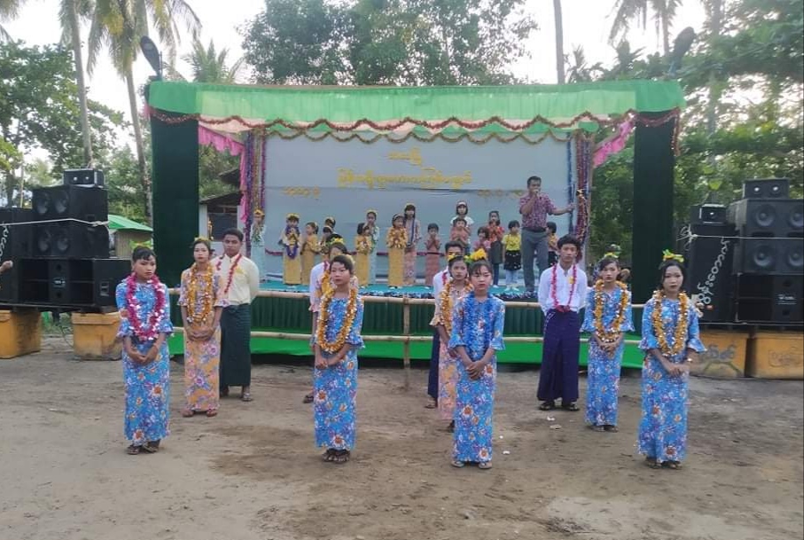 အမာမြို့၌ မြန်မာ့ရိုးရာအတာသင်္ကြန်ပွဲတော် ဗဟိုမဏ္ဍပ်ဖွင့်ပွဲ အခမ်းအနားက