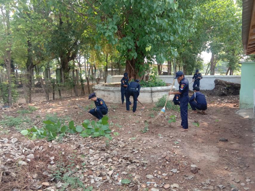ထန်းတပင်မြို့နယ်၌ ၇၆ နှစ်မြောက် မြန်မာနိုင်ငံမီးသတ်တပ်ဖွဲ့နေ့အား ဂုဏ်ပ