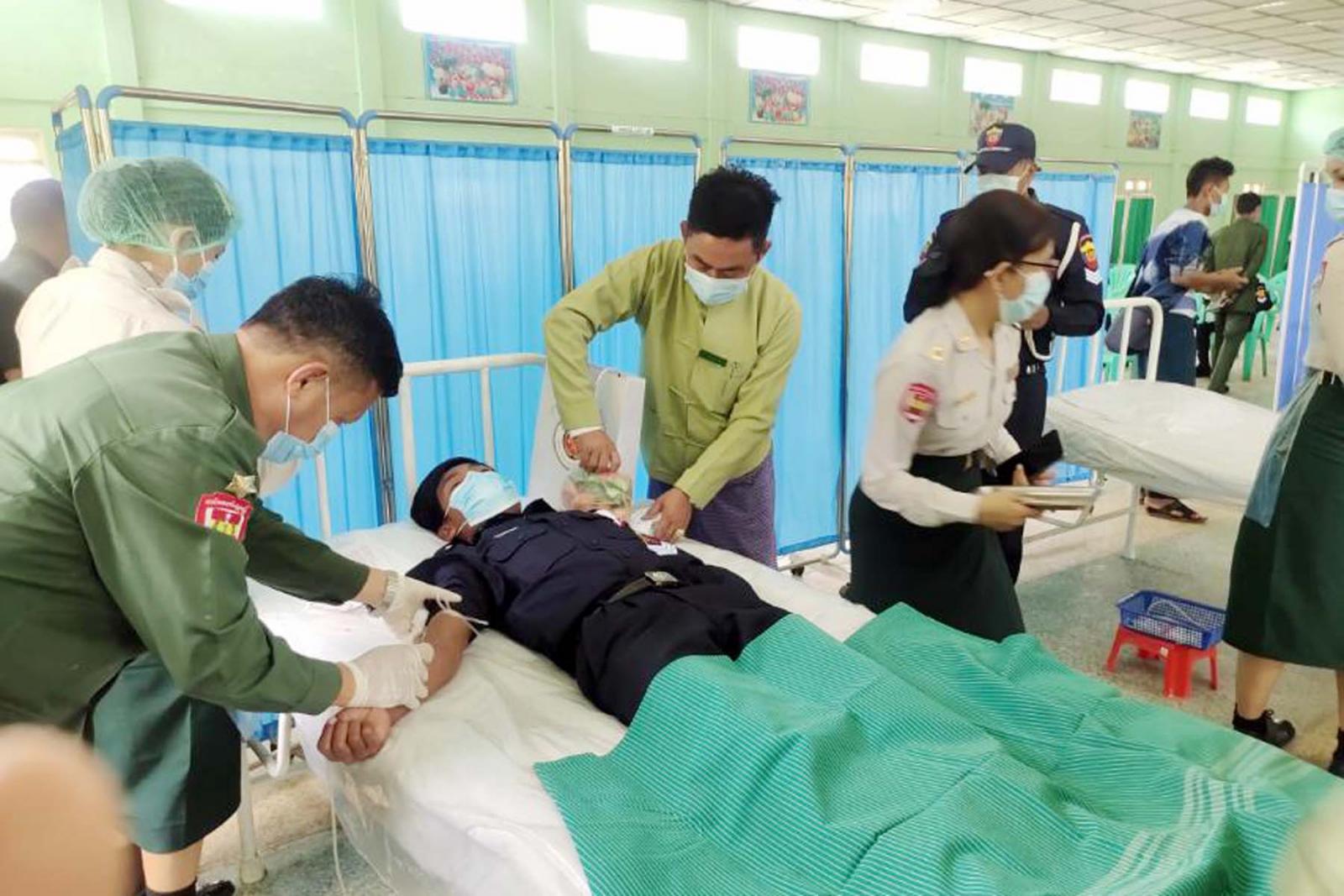 ပြင်ဦးလွင်မြို့တွင် ၇၆ နှစ်မြောက် မြန်မာနိုင်ငံမီးသတ်တပ်ဖွဲ့နေ့အား