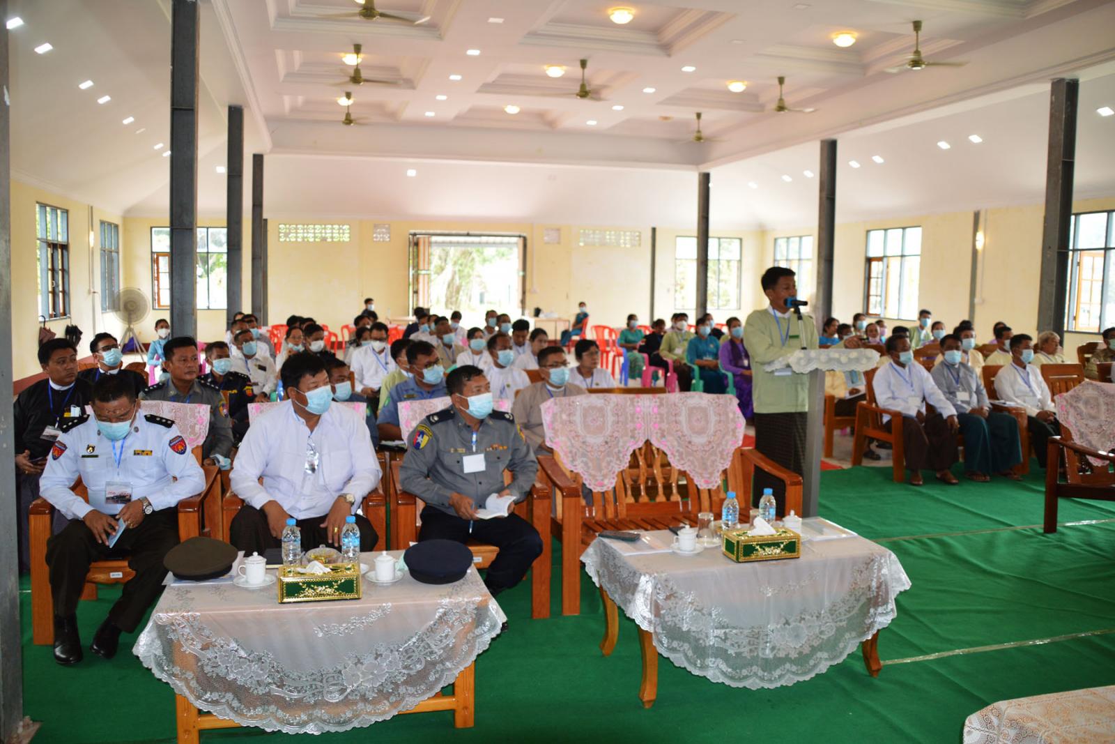 တနင်္သာရီတိုင်းဒေသကြီး အစိုးရအဖွဲ့ ဝန်ကြီးချုပ်ဦးမြတ်ကိုနှင့် မြို့နယ်ဌာနဆိုင်ရာများ တွေ့ဆုံ