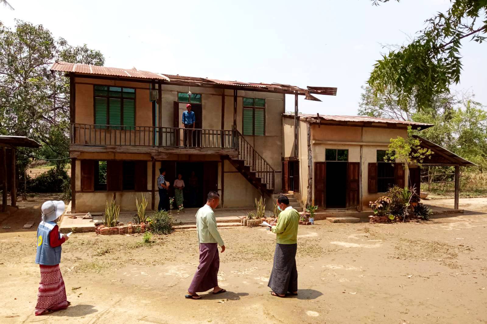 မလှိုင်မြို့နယ်တွင် လေပြင်းတိုက်ခတ်မှုကြောင့် စာသင်ကျောင်းမျက်နှာကျက်န