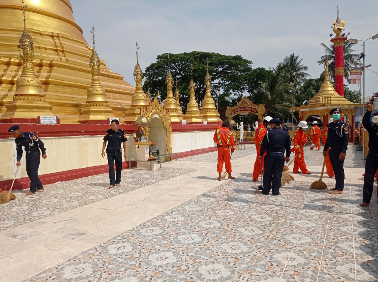 သာပေါင်းမြို့နယ်တွင် ၇၆ နှစ်မြောက် မြန်မာနိုင်ငံမီးသတ်တပ်ဖွဲ့နေ့ကို