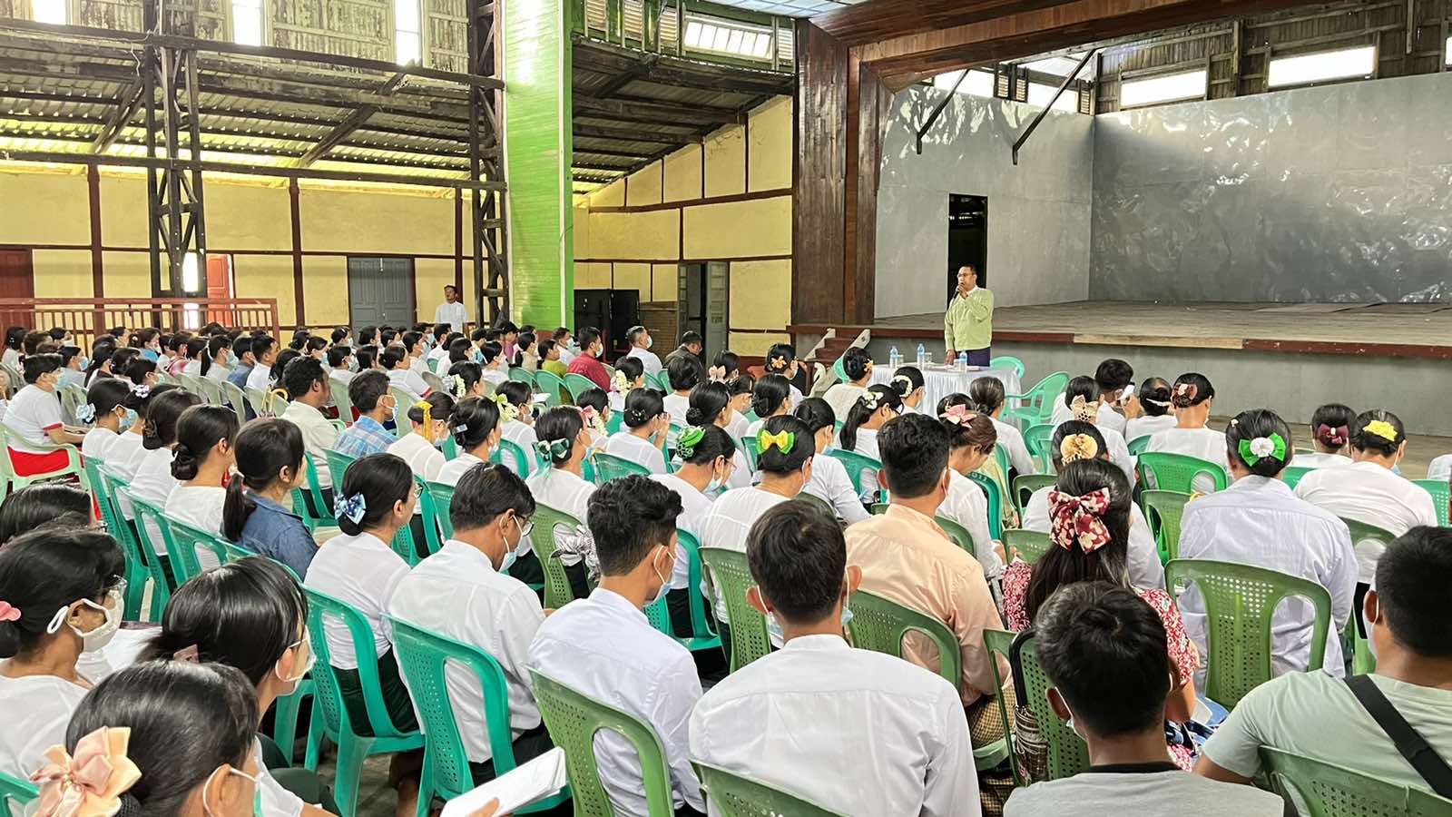 ဝါးခယ်မမြို့နယ်၌ အသက် ၅ နှစ်မှ ၁၂ အတွင်းရှိကျောင်းသား၊ ကျောင်းသူများအား