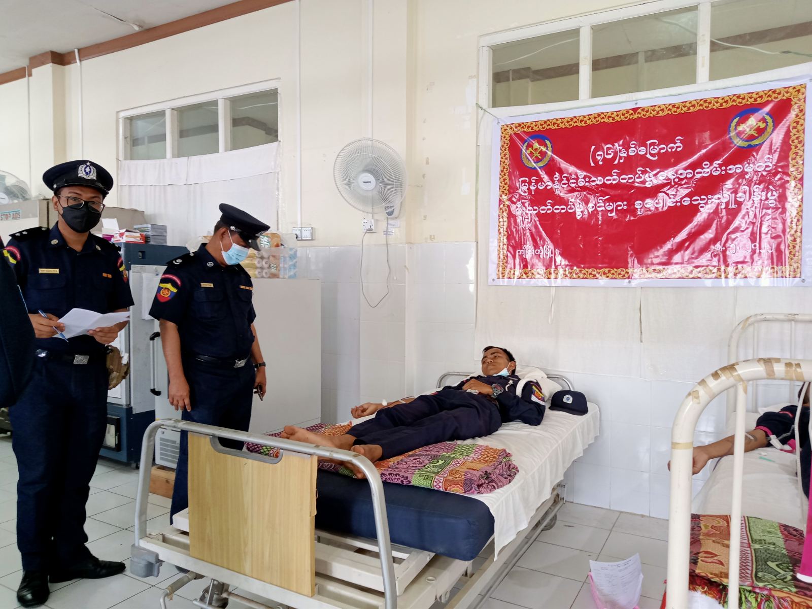 ကျိုင်းတုံ၌ ၇၆ နှစ်မြောက် မြန်မာနိုင်ငံမီးသတ်တပ်ဖွဲ့နေ့ကို ကြိုဆိုဂုဏ်ပ