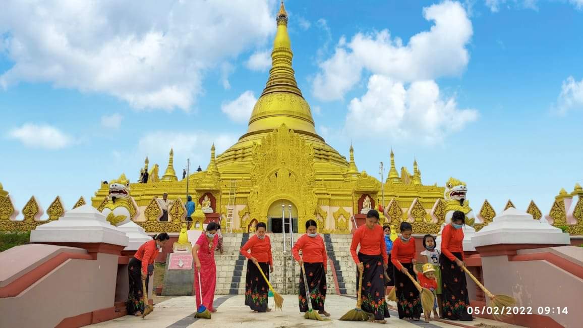 ကန့်ဘလူမြို့၌ ၇၆ နှစ်မြောက် မြန်မာနိုင်ငံမီးသတ်တပ်ဖွဲ့နေ့ကို က