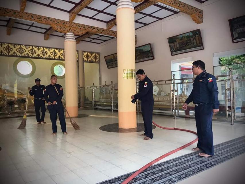 ၇၆ နှစ် မြောက် မြန်မာနိုင်ငံ မီးသတ်တပ်ဖွဲ့နေ့အား ကြိုဆို ဂုဏ်ပ