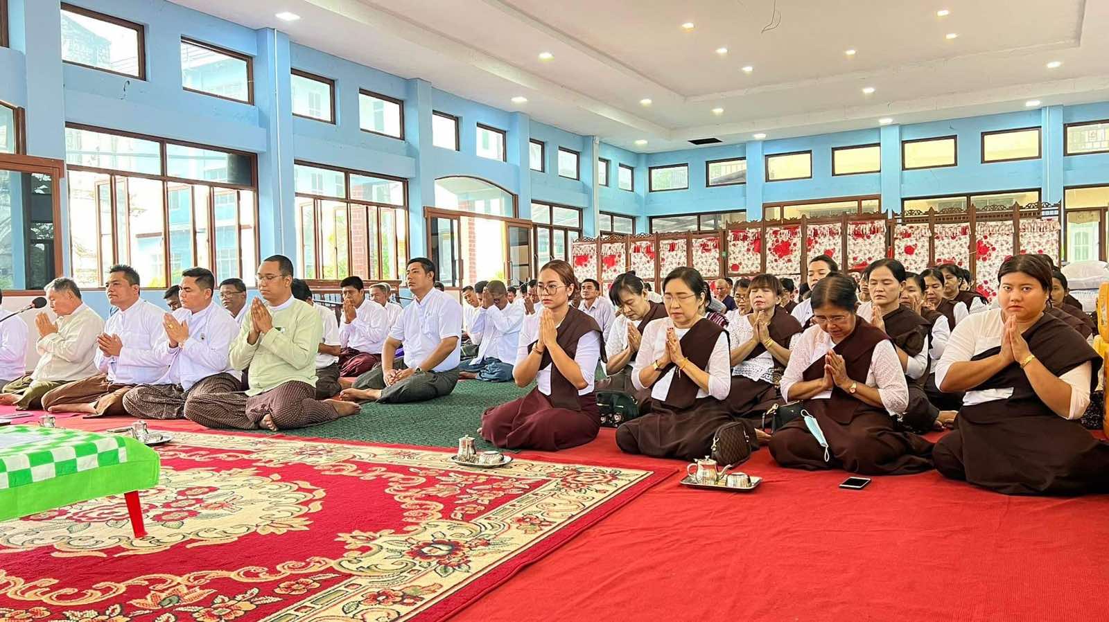 ဝါးခယ်မမြို့နယ်အတွင်းရှိ ရဟန်း၊ သာမဏေ၊ သီလရှင် စုစုပေါင်း ၂၀၂၅ ပါးကို ဆ