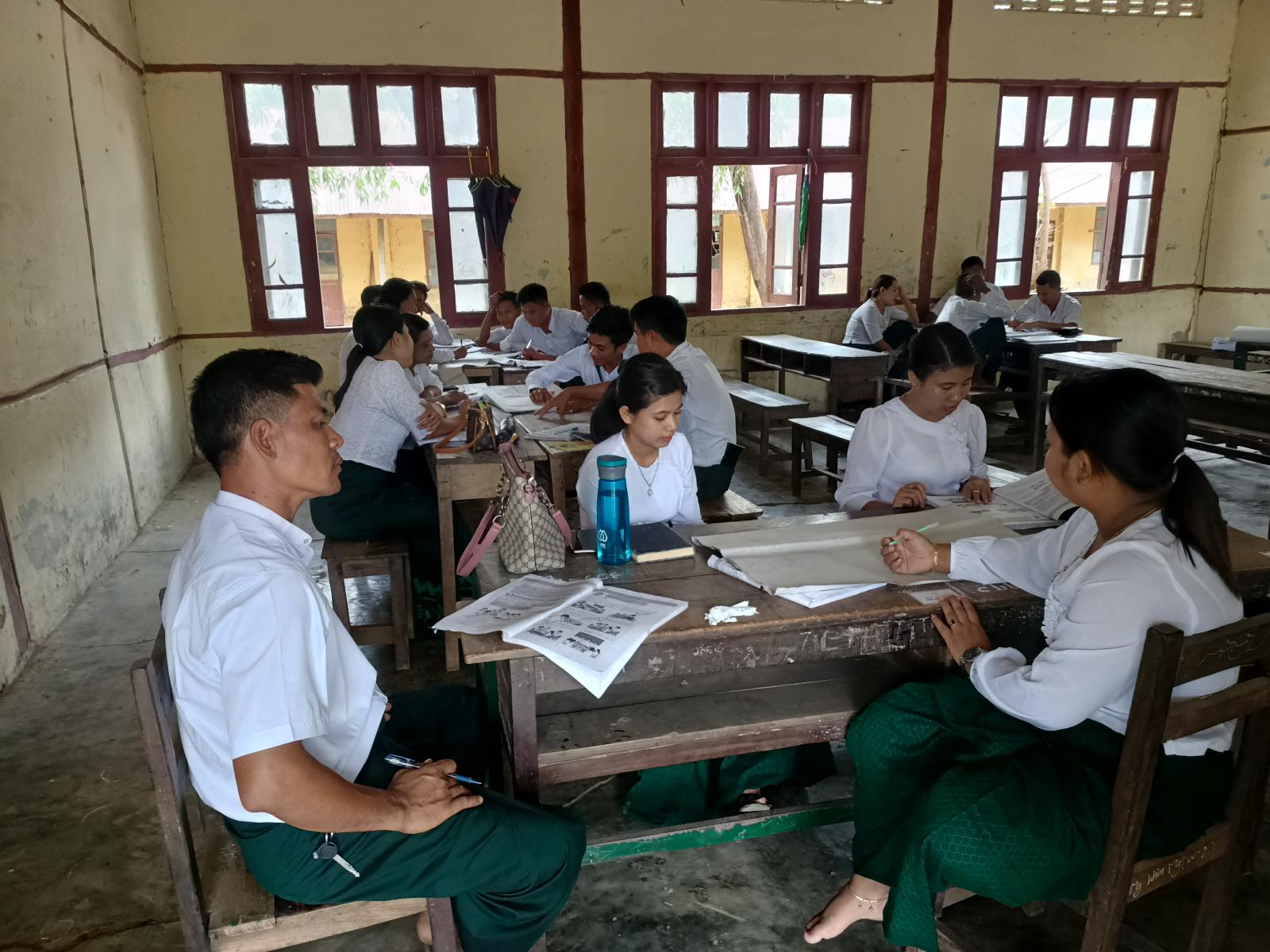 ဘူးသီးတောင်မြို့၌ မြို့နယ်အဆင့် Grade 5 သင်ရိုးသစ် ဆင့်ပွားသင်တန်း ဖ