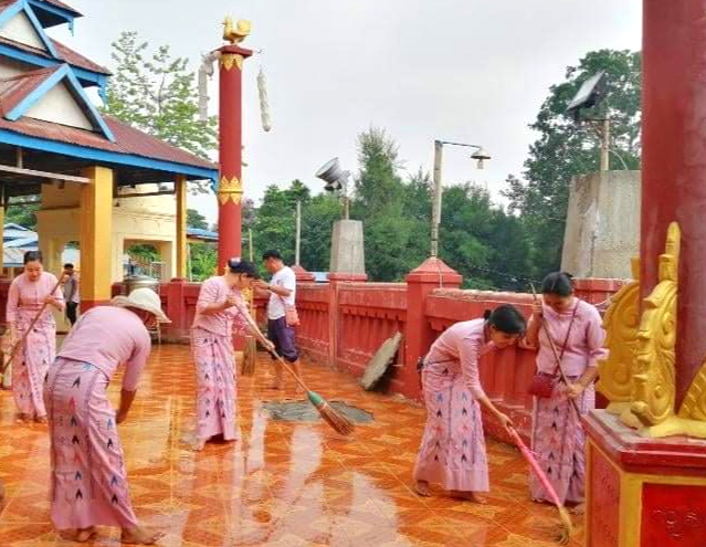 အင်္ဂပူမြို့တွင် ၇၆ နှစ်မြောက် မြန်မာနိုင်ငံမီးသတ်တပ်ဖွဲ့နေ့အား ဂုဏ်ပ