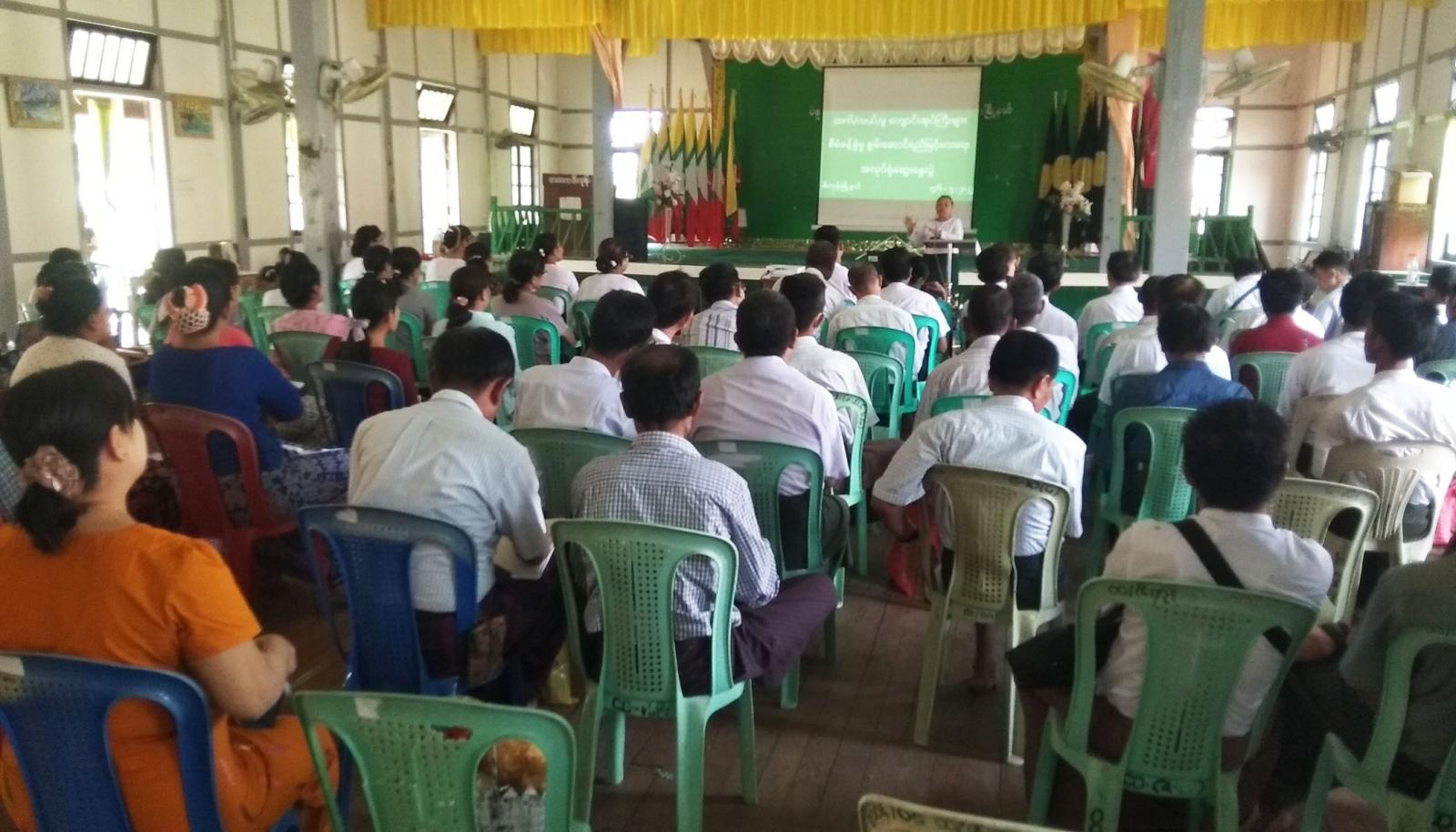 ဇီးကုန်းမြို့နယ်တွင် ထက် လယ် မူ ကျောင်းအုပ်ကြီးများ စီမံခန့်ခွဲမှု စွမ