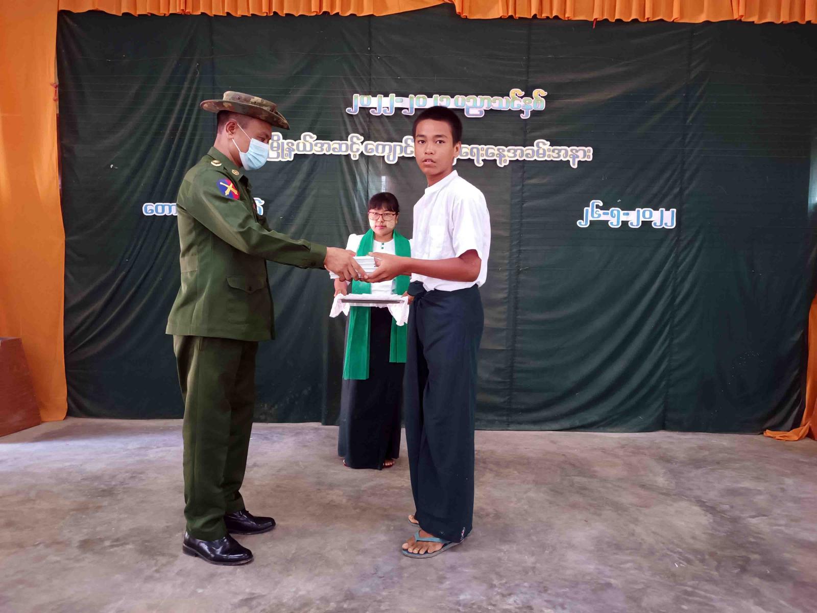 တောင်သာမြို့နယ် ၂၀၂၂ ၂၀၂၃ပညာသင်နှစ် ကျောင်းအပ်နှံခြင်းအခမ်းအနား ကျင်းပ