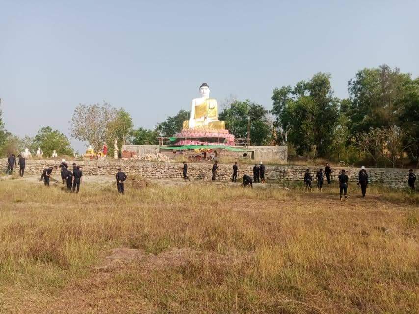 ၇၆ နှစ်မြောက် မြန်မာနိုင်ငံမီးသတ်တပ်ဖွဲ့နေ့ကို ကြိုဆိုသောအားဖြင့် စုပေ