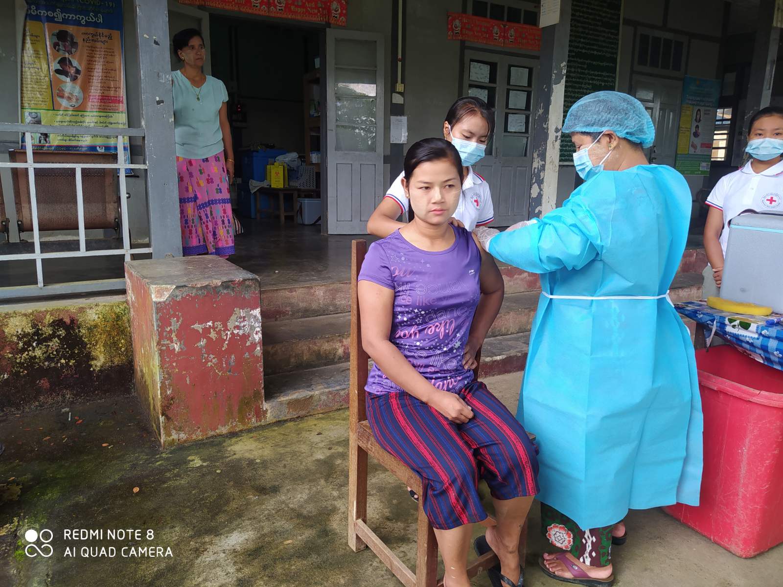ကာမိုင်းမြို့၌ ကိုဗစ် ၁၉ ရောဂါ ကာကွယ်ဆေးကို တစ်ကြိမ်တစ်ခါမှ မထိုးနှံရ