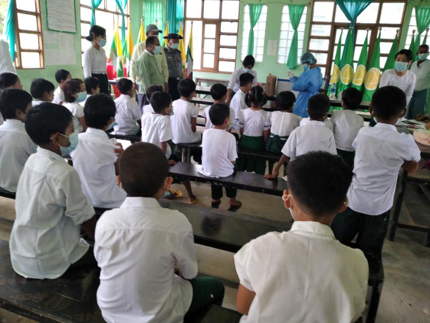 ကဝမြို့နယ်တွင် ၂၀၂၂ ၂၀၂၃ ပညာသင်နှစ် တက်ရောက်မည့် ကျောင်းသား ကျောင