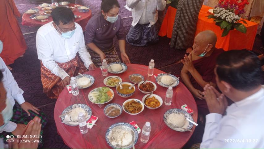 ချင်းရွှေဟော်မြို့တွင် ရှင်အပါး ၃၅၀ ရဟန်းခံရှင်ပြု အလှူတော်မင်္ဂလာပွဲက